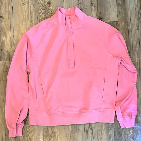 P'tula | Tops | Ptula Cloud Quarter Zip In Bubblegum | Poshmark